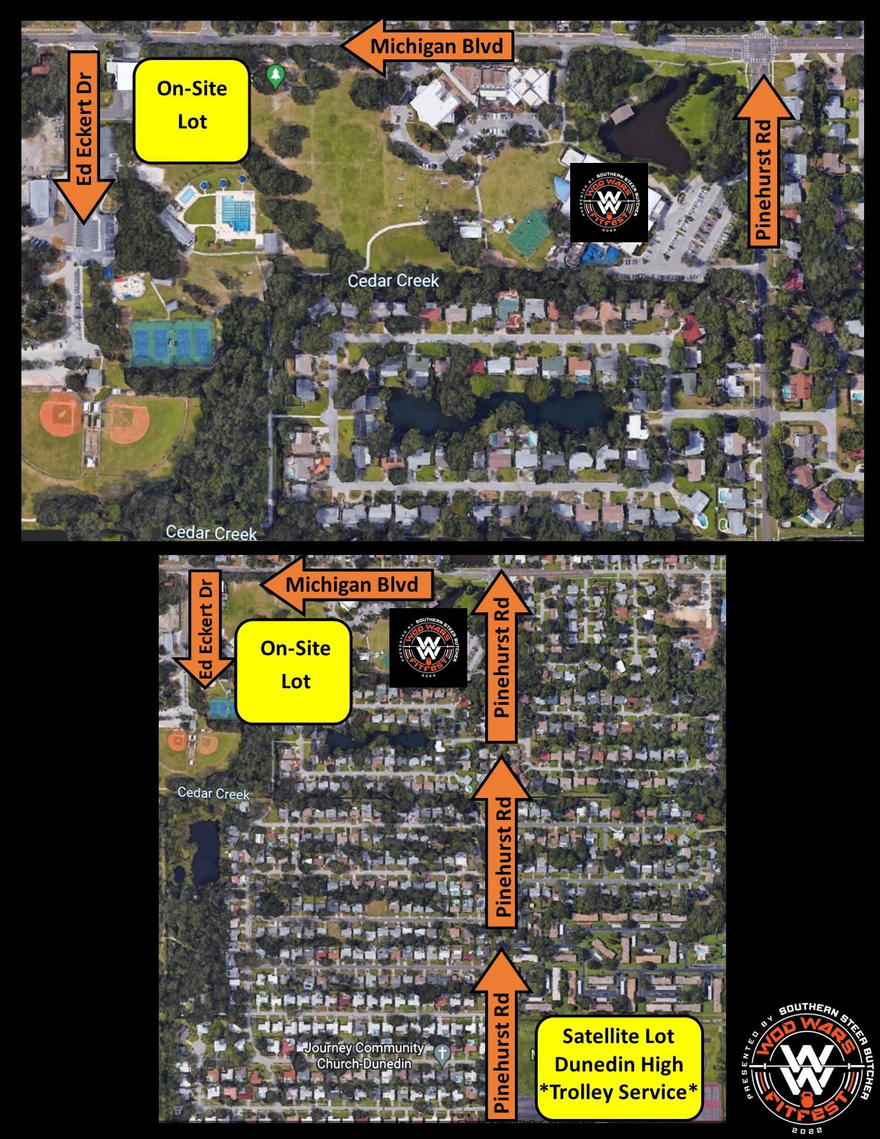Parking Map – Wod Wars Fit Fest